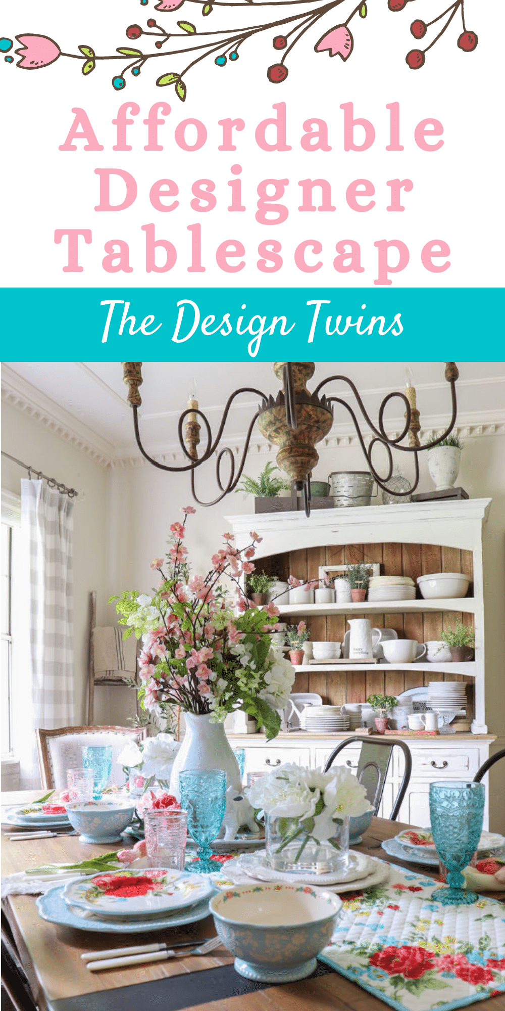 How to Easily Create a Designer Tablescape on a Budget