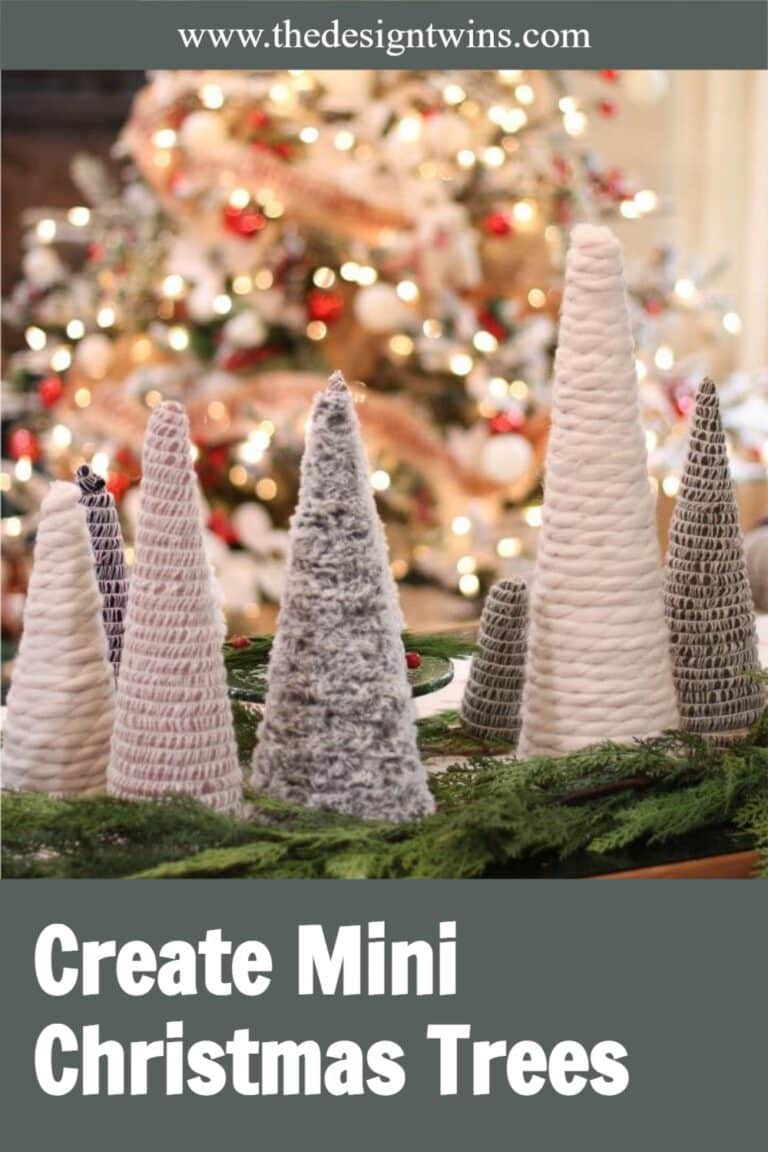 How to Easily Create a More Marvelous Mini Christmas Tree Tabletop Display